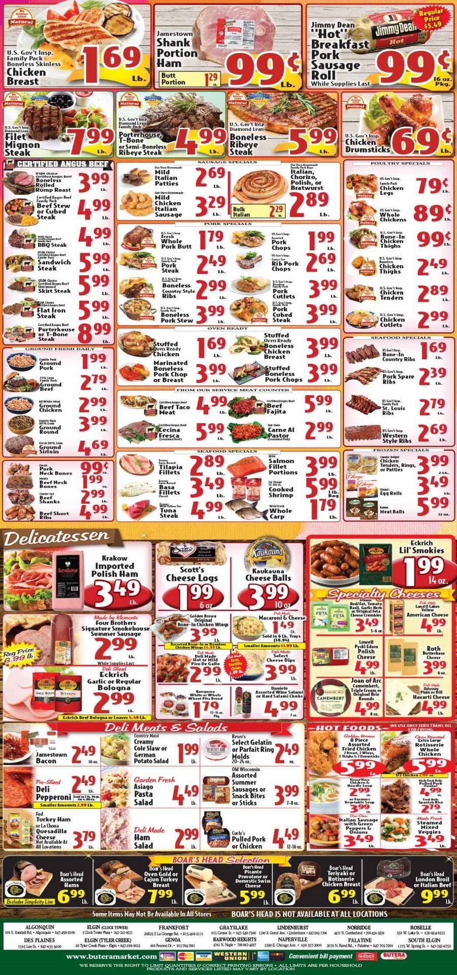 Butera Weekly Ad Jan 08 – Jan 14, 2020