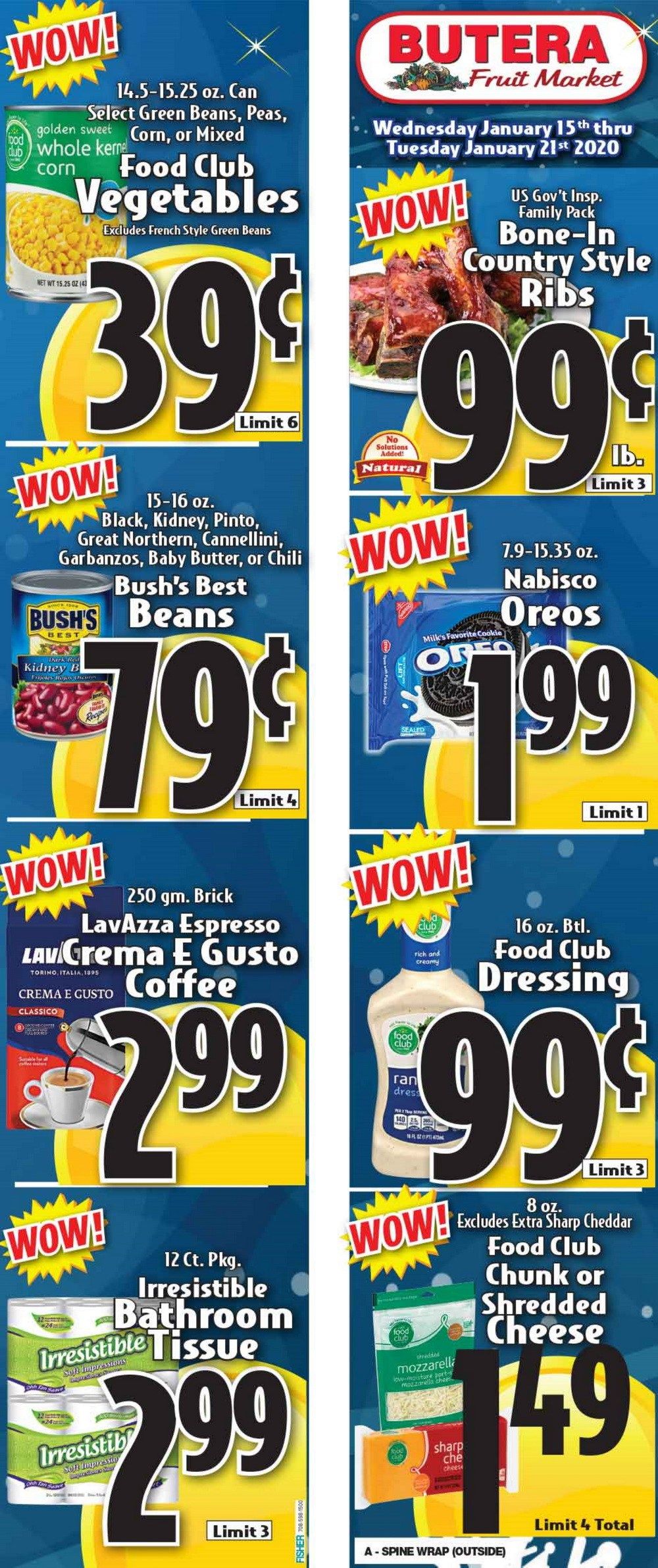 Butera Weekly Ad Jan 15 – Jan 21, 2020