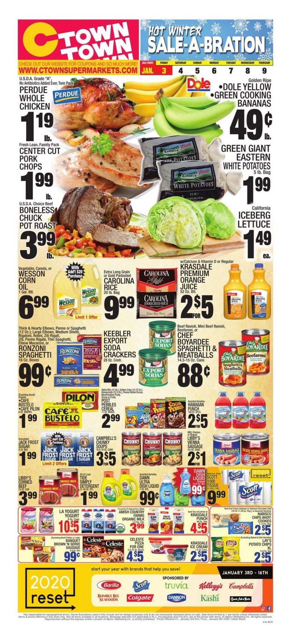 C-Town Weekly Ad Jan 03 – Jan 09, 2020