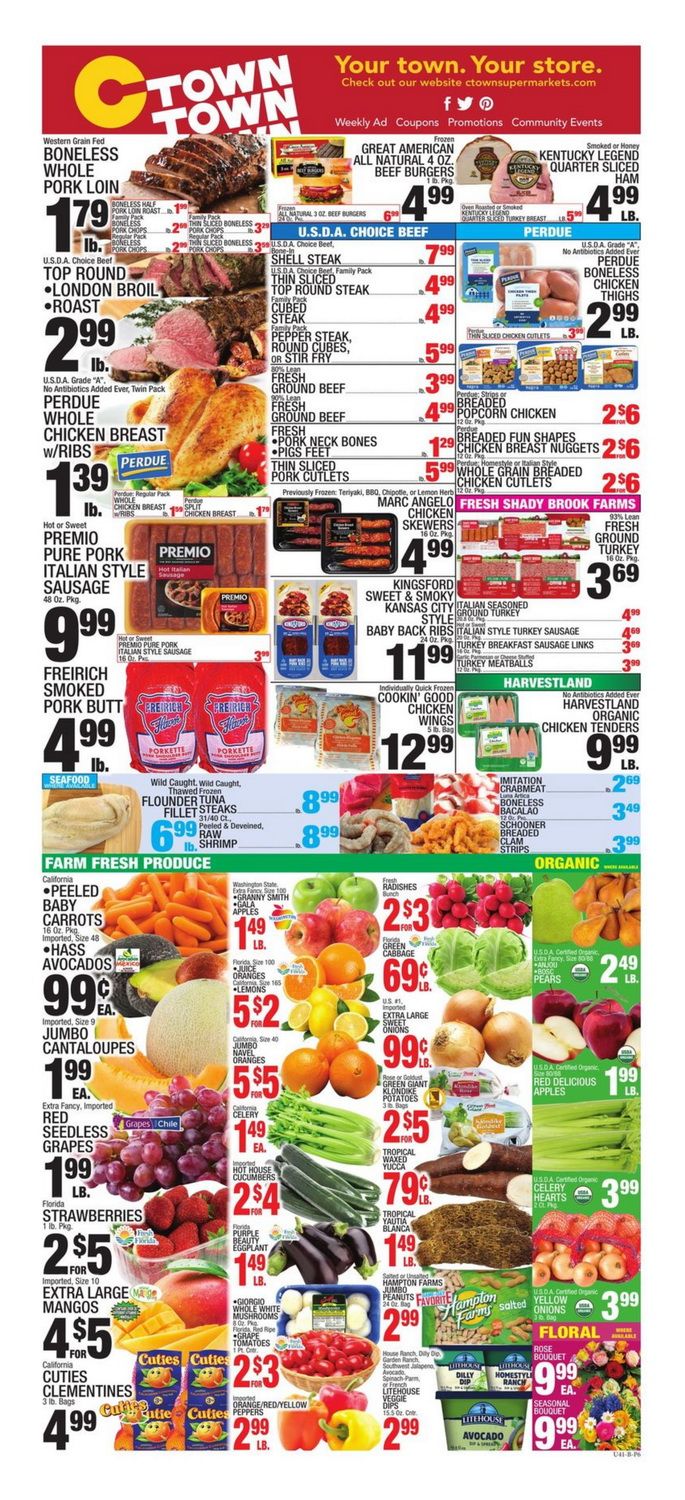 C-Town Weekly Ad Jan 24 – Jan 30, 2020
