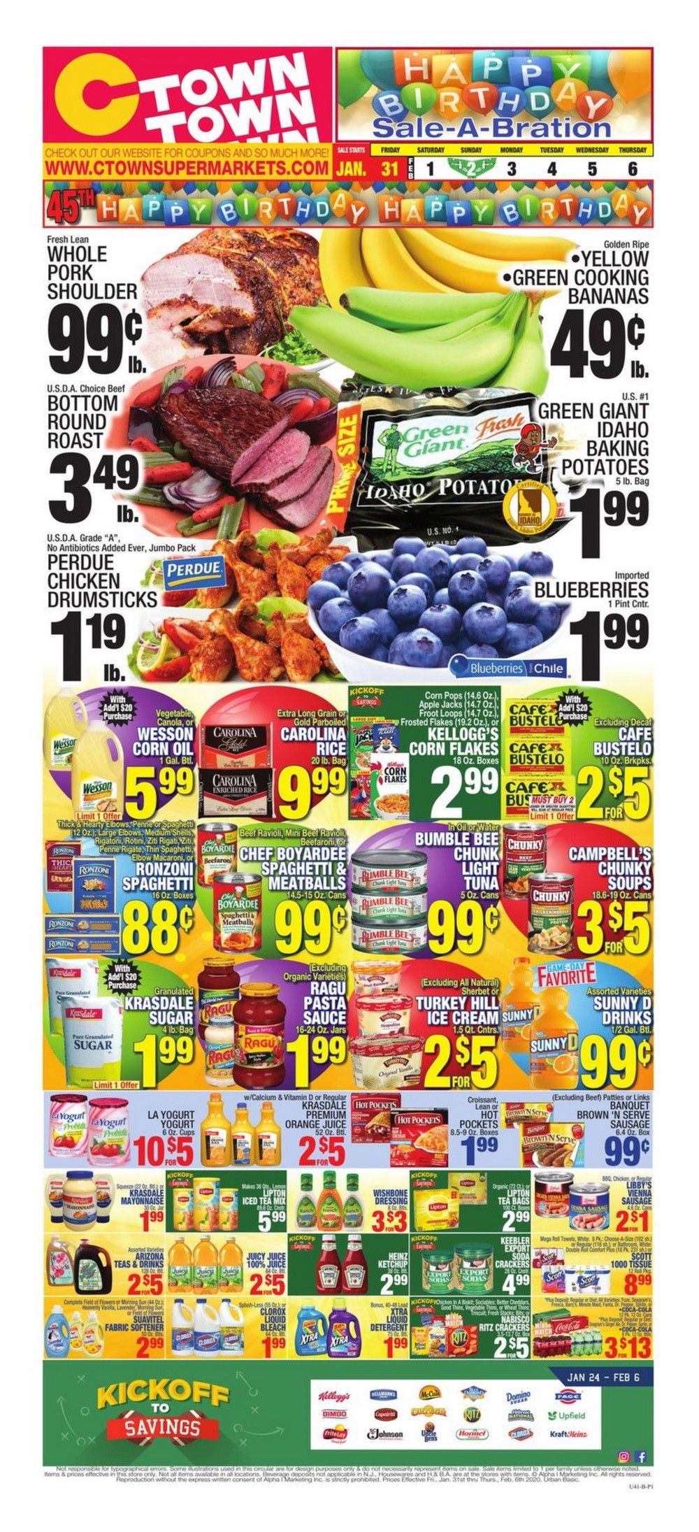 C-Town Weekly Ad Jan 31 – Feb 6, 2020