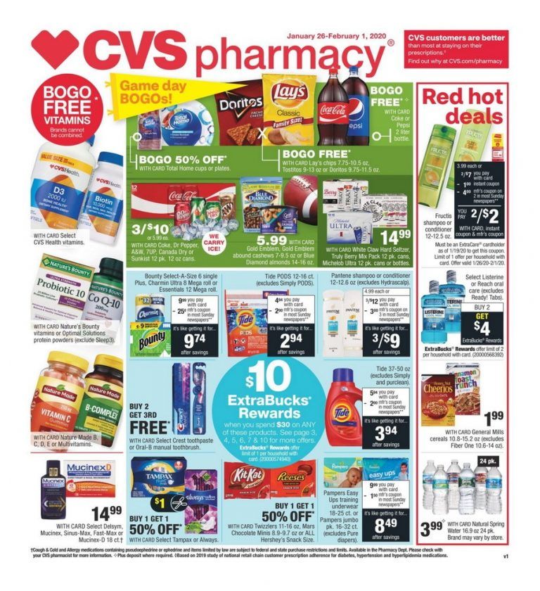 CVS Weekly Ad Jan 26 – Feb 01, 2020