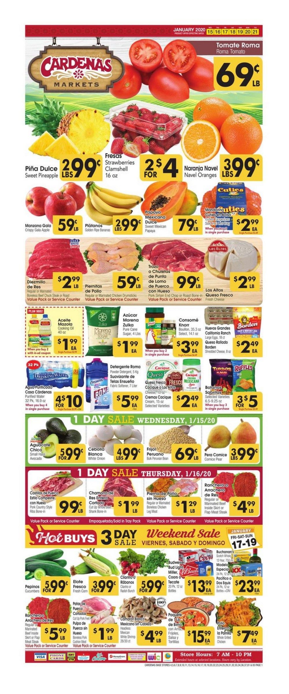 Cardenas Weekly Ad Jan 15 – Jan 21, 2020