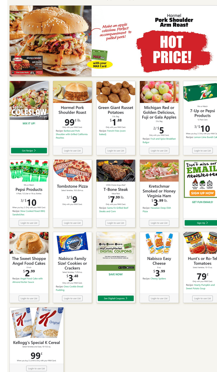 County Market Weekly Ad Jan 08 – Jan 14, 2020