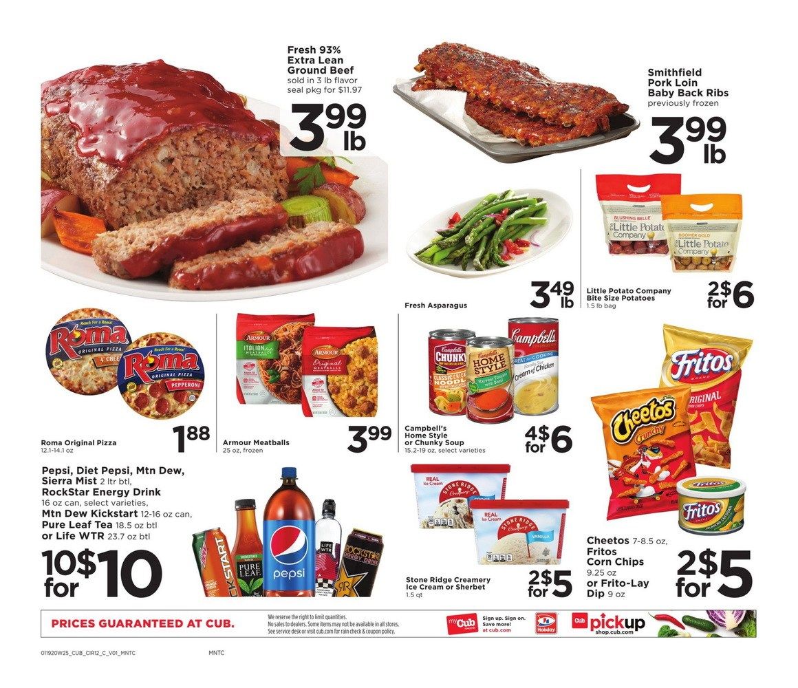 Cub Foods Weekly Ad Jan 19 – Jan 25, 2020