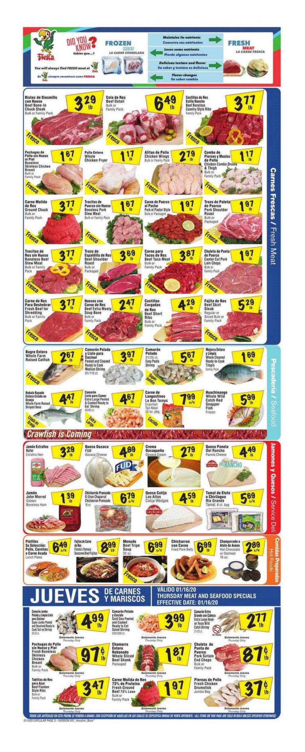 Fiesta Mart Weekly Ad Jan 15 – Jan 21, 2020