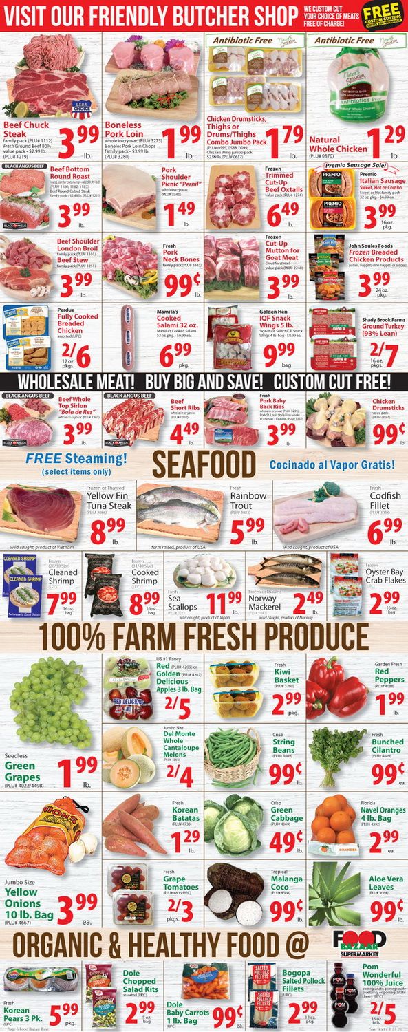 Food Bazaar Weekly Ad Jan 23 – Jan 29, 2020