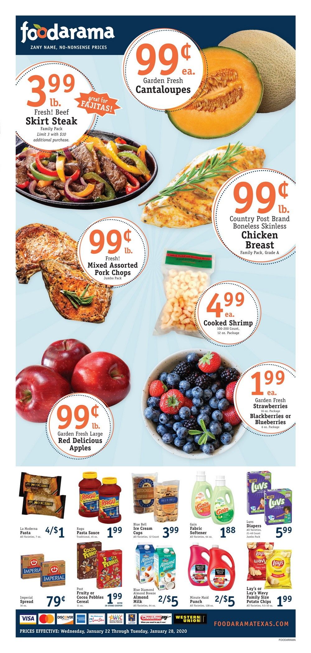 Foodarama Weekly Ad Jan 22– Jan 28, 2020