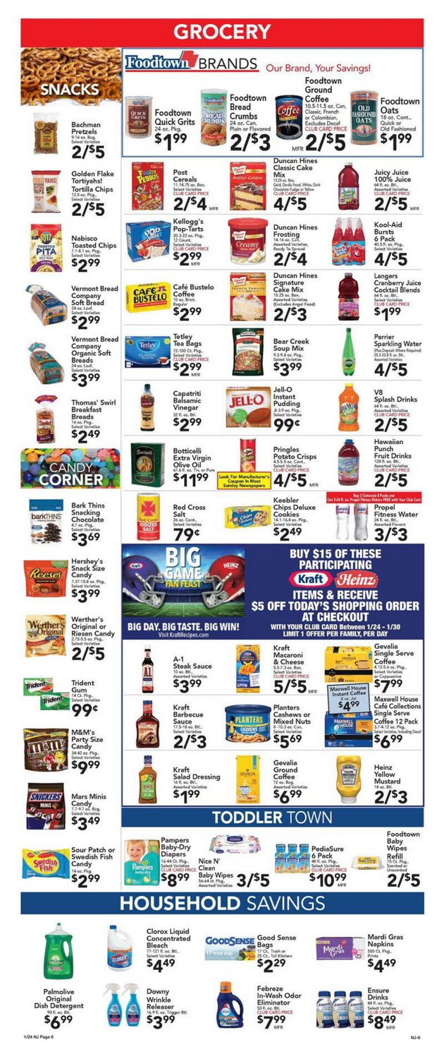 Foodtown Weekly Ad Jan 24 – Jan 30, 2020