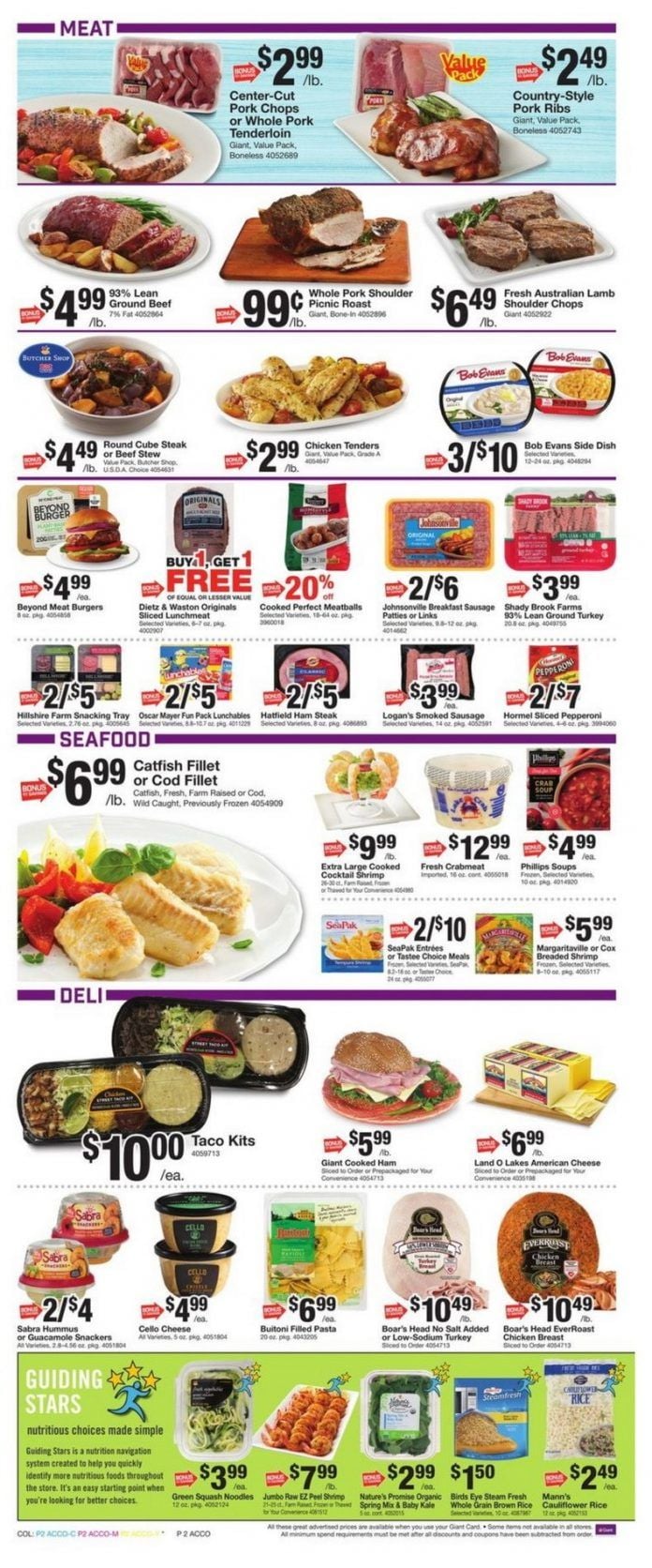 Giant Food Weekly Circular Jan 10 – Jan 16, 2020