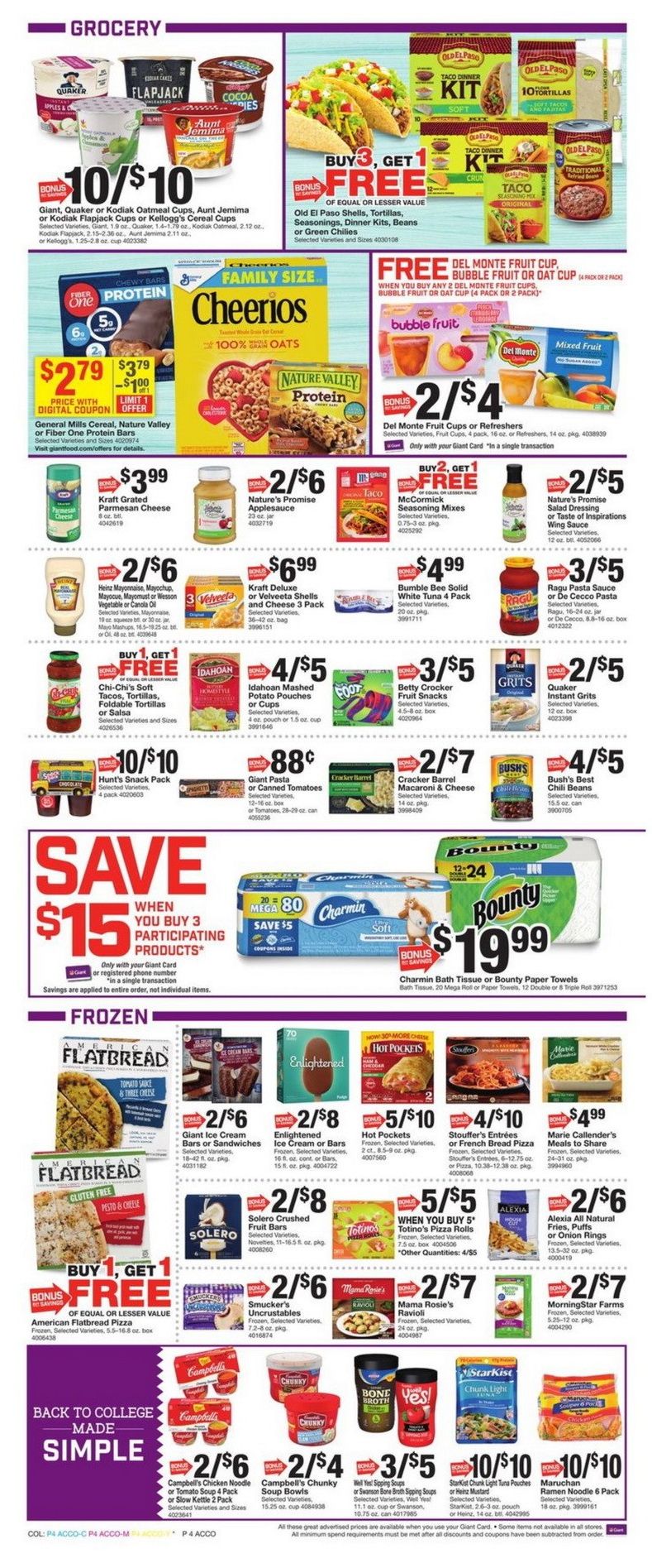Giant Food Weekly Circular Jan 10 – Jan 16, 2020