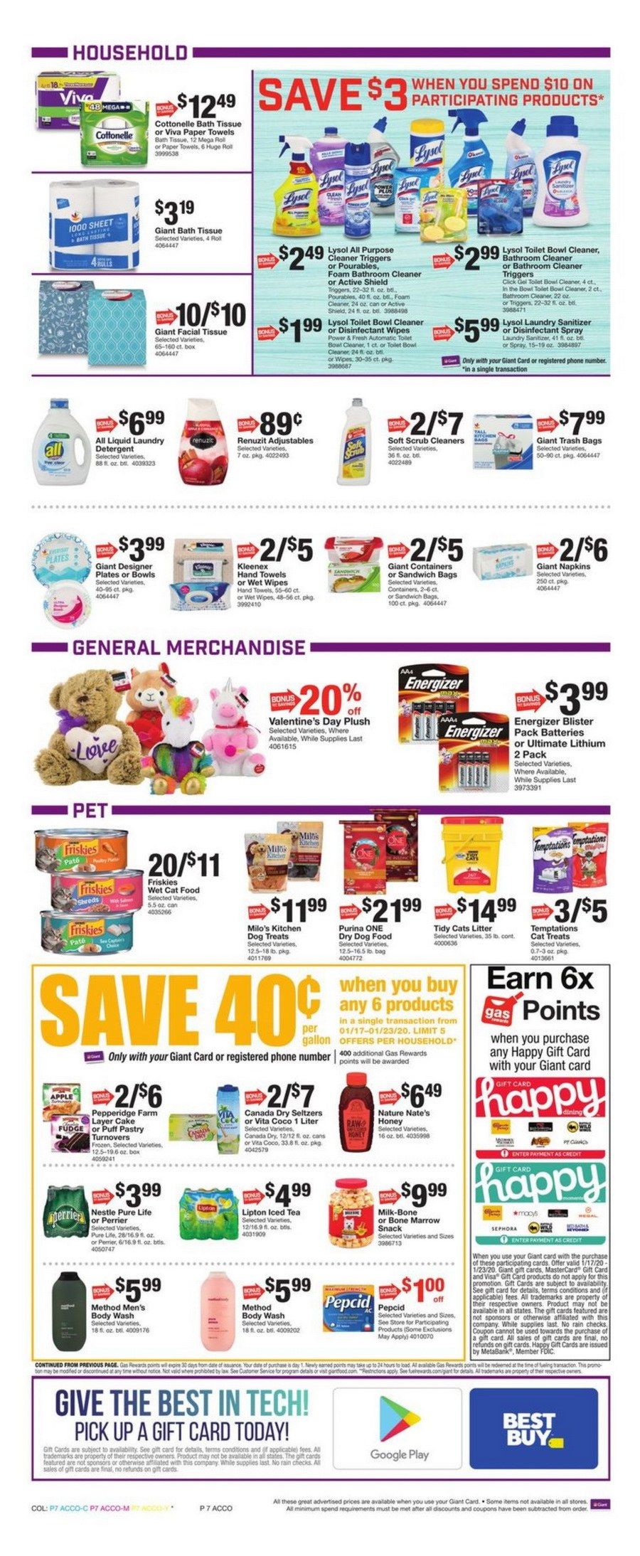 Giant Food Weekly Circular Jan 17 – Jan 23, 2020