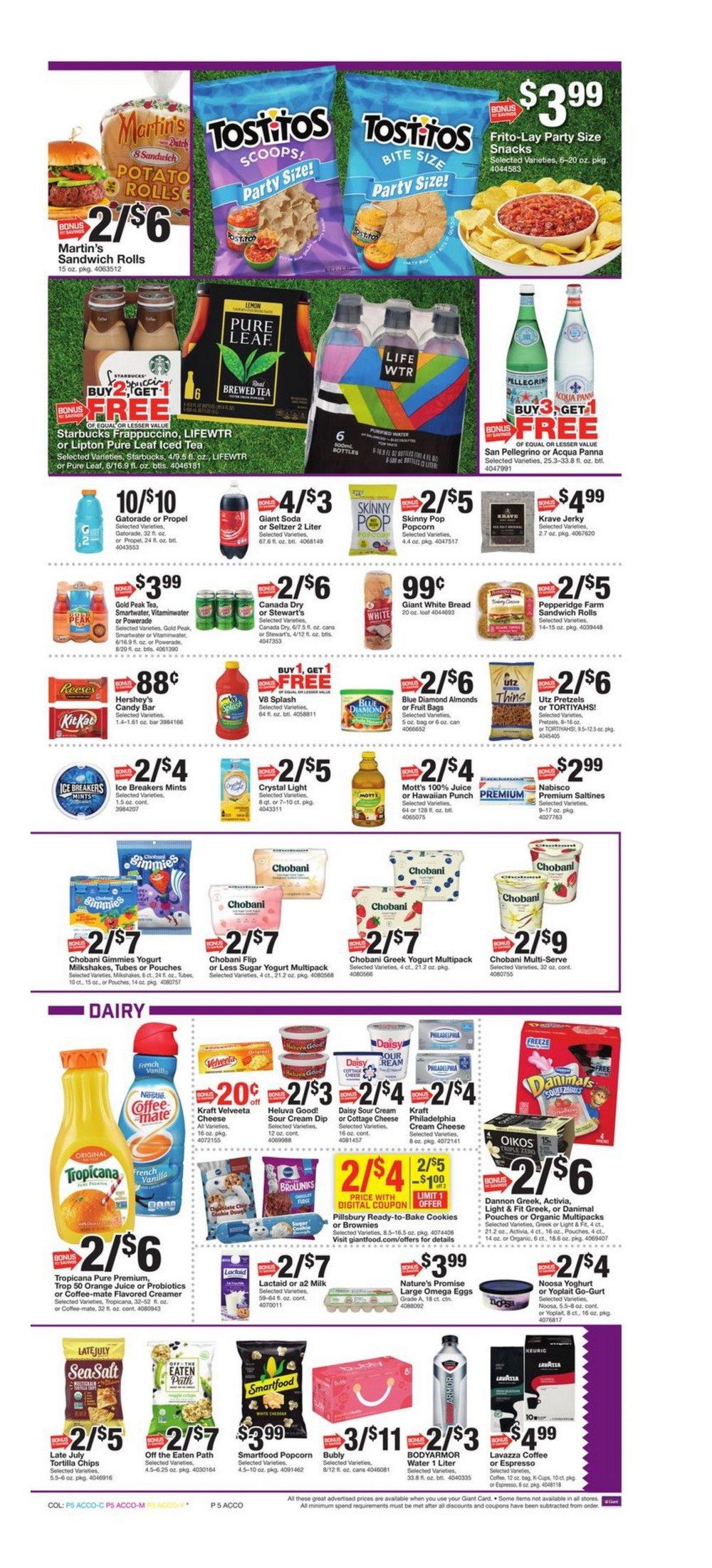 Giant Food Weekly Circular Jan 31 – Feb 6, 2020