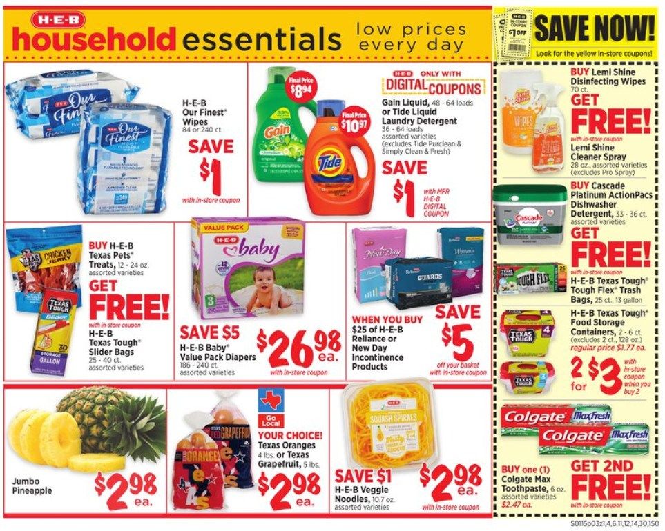 HEB Weekly Ad Jan 15 – Jan 21, 2020