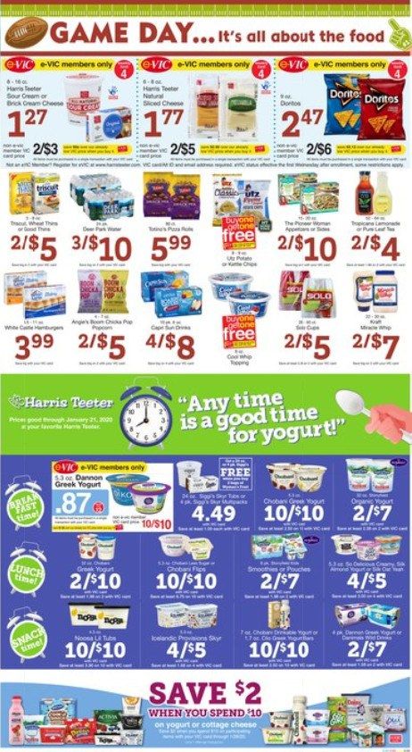 Harris Teeter Weekly Ad Jan 15 – Jan 21, 2020