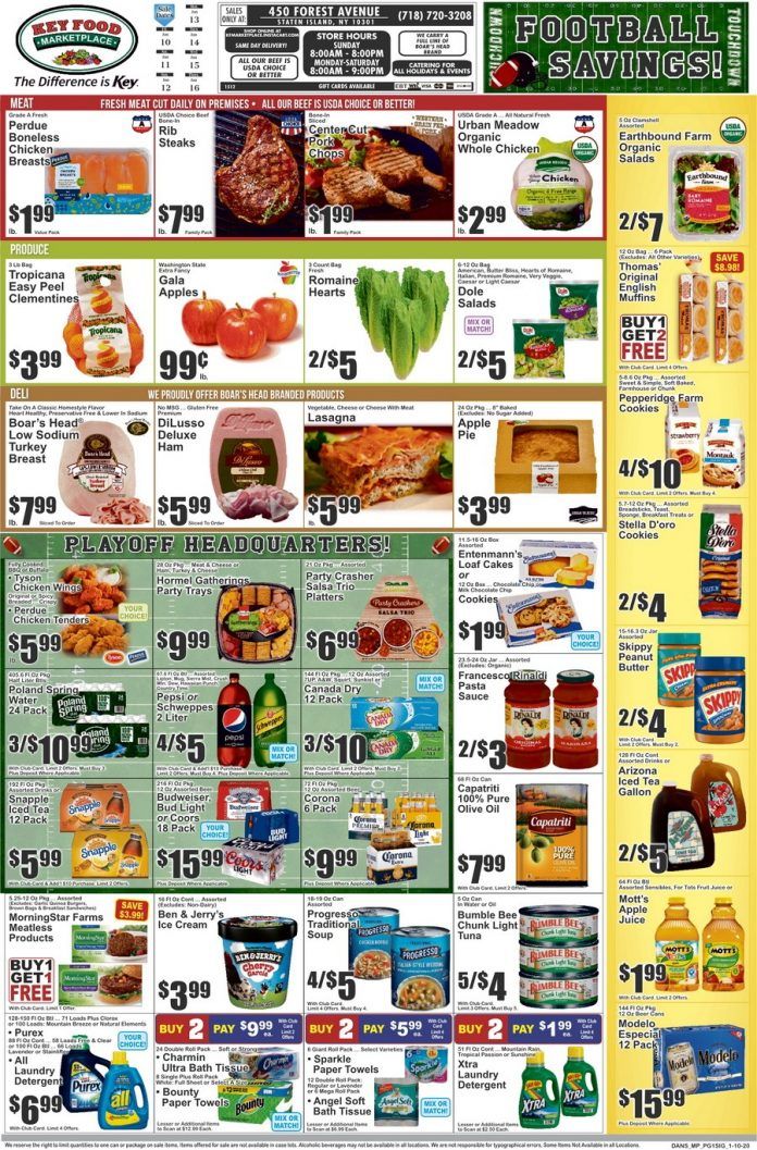 Key Food Weekly Ad Jan 10 – Jan 16, 2020