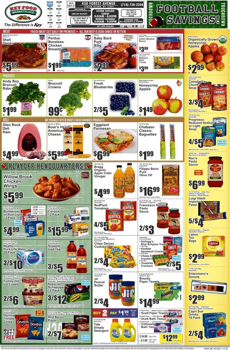 Key Food Weekly Ad Jan 17 – Jan 23, 2020