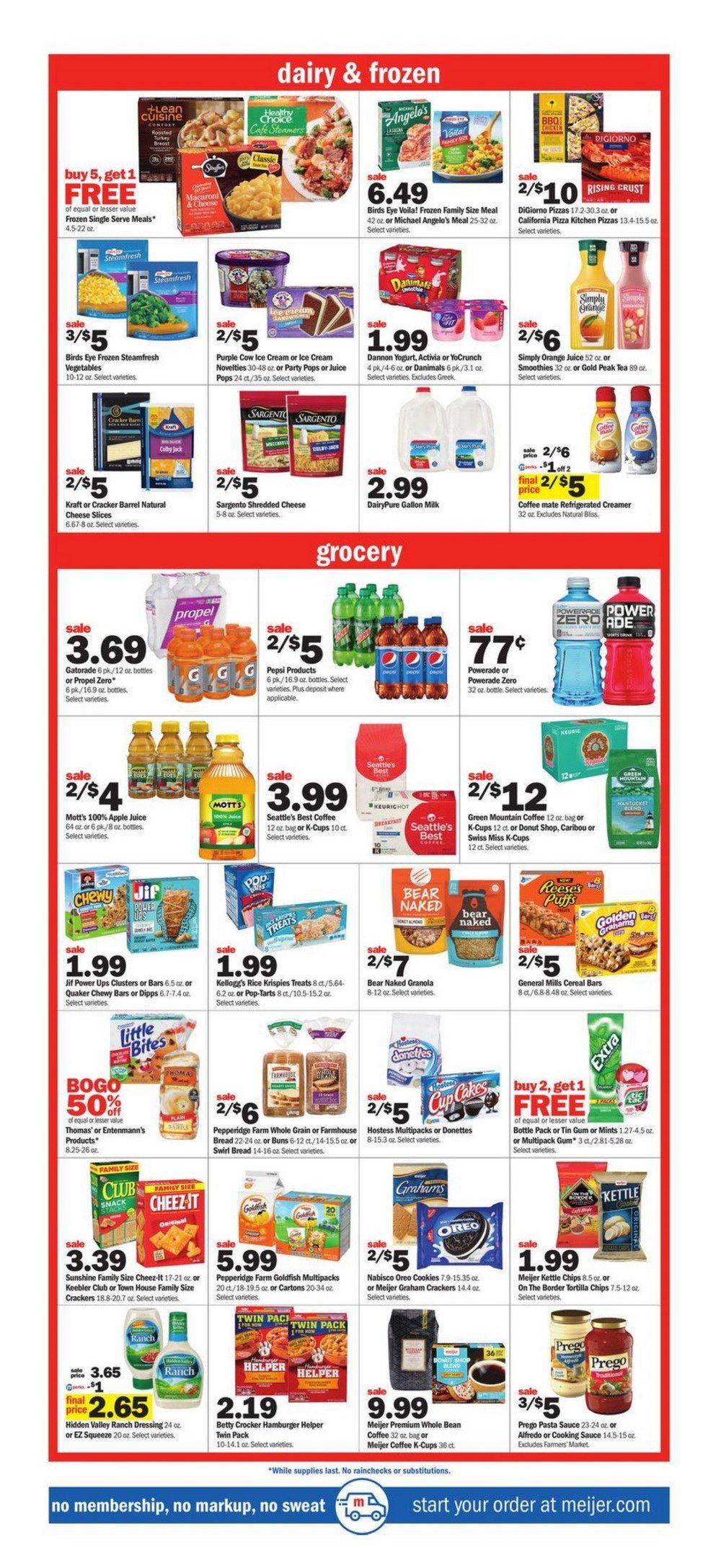 Meijer Weekly Ad Jan 05 – Jan 11, 2020
