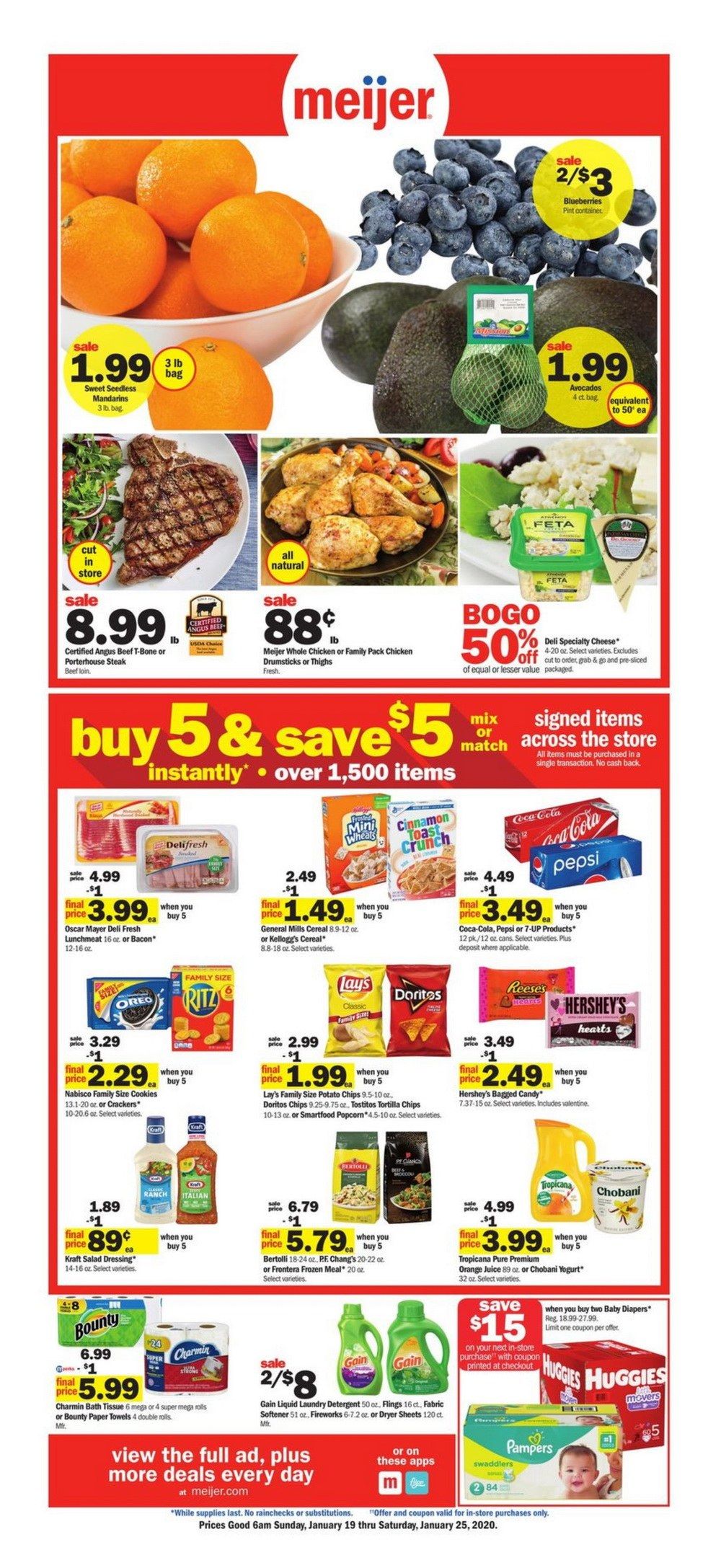 Meijer Weekly Ad Jan 19 – Jan 25, 2020