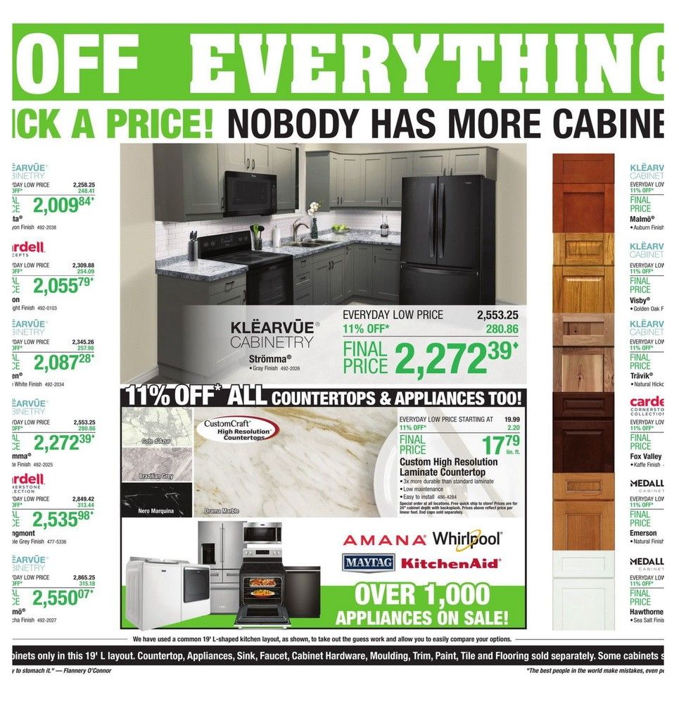 Menards 11% Everything Ad Jan 19 – Jan 25, 2020