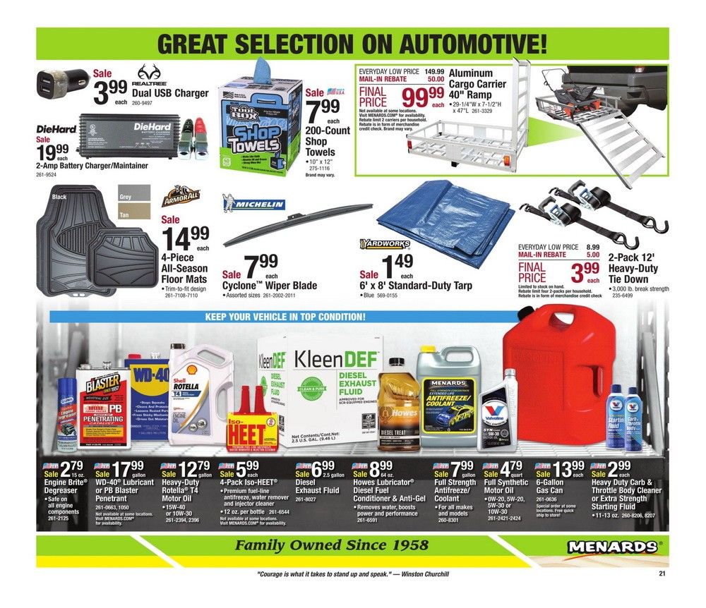 Menards Weekly Ad Jan 26 – Feb 1, 2020