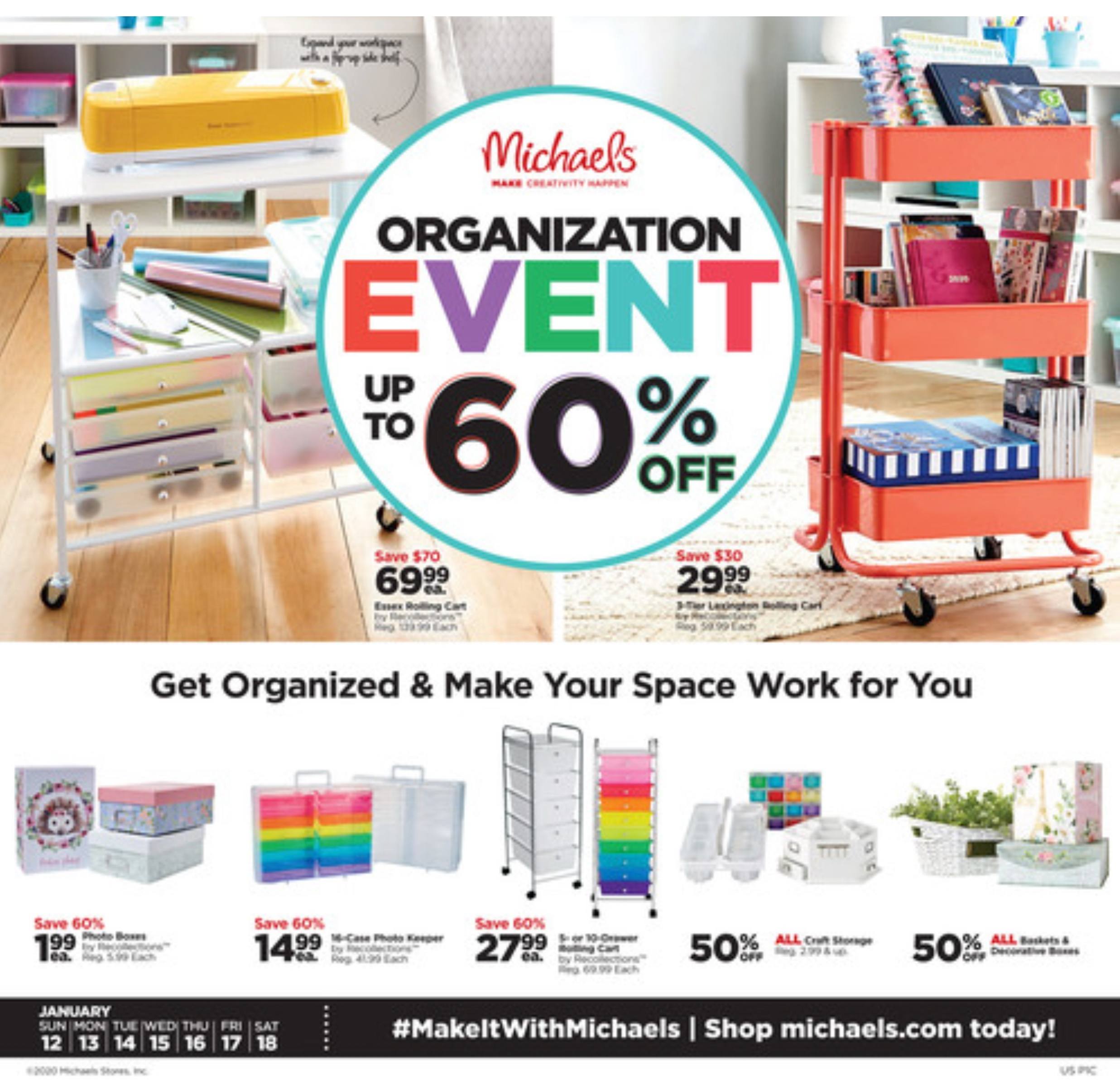 Michaels Weekly Ad Jan 12 – Jan 18, 2020