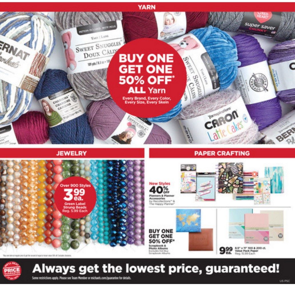 Michaels Weekly Ad Jan 12 – Jan 18, 2020