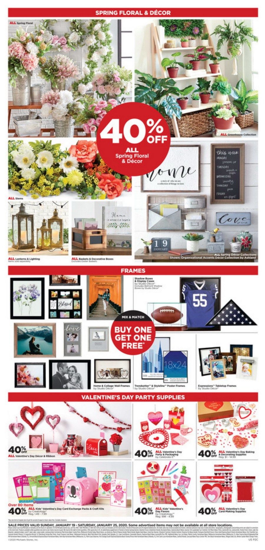 Michaels Weekly Ad Jan 19 – Jan 25, 2020