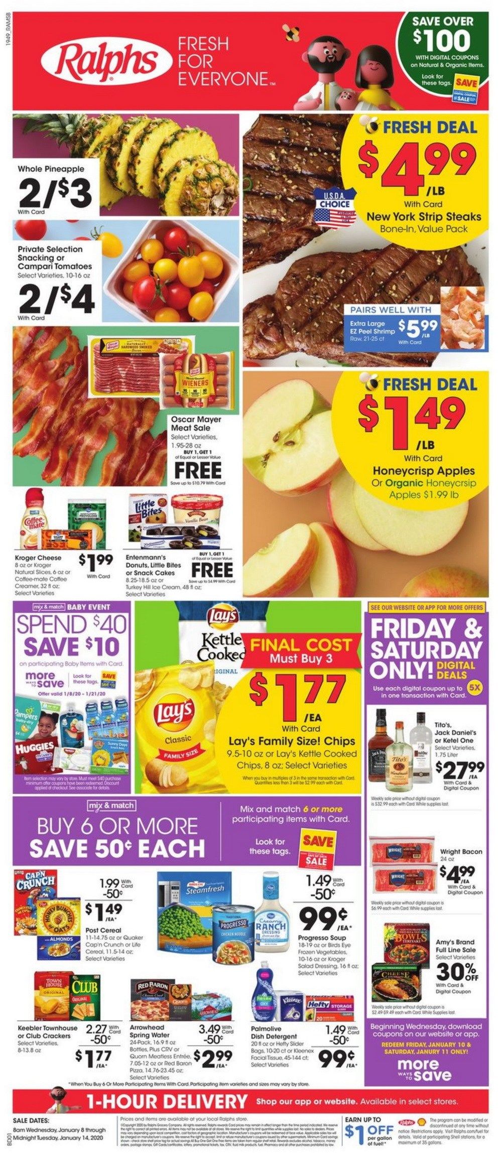 Ralphs Weekly Ad Jan 08 – Jan 14, 2020