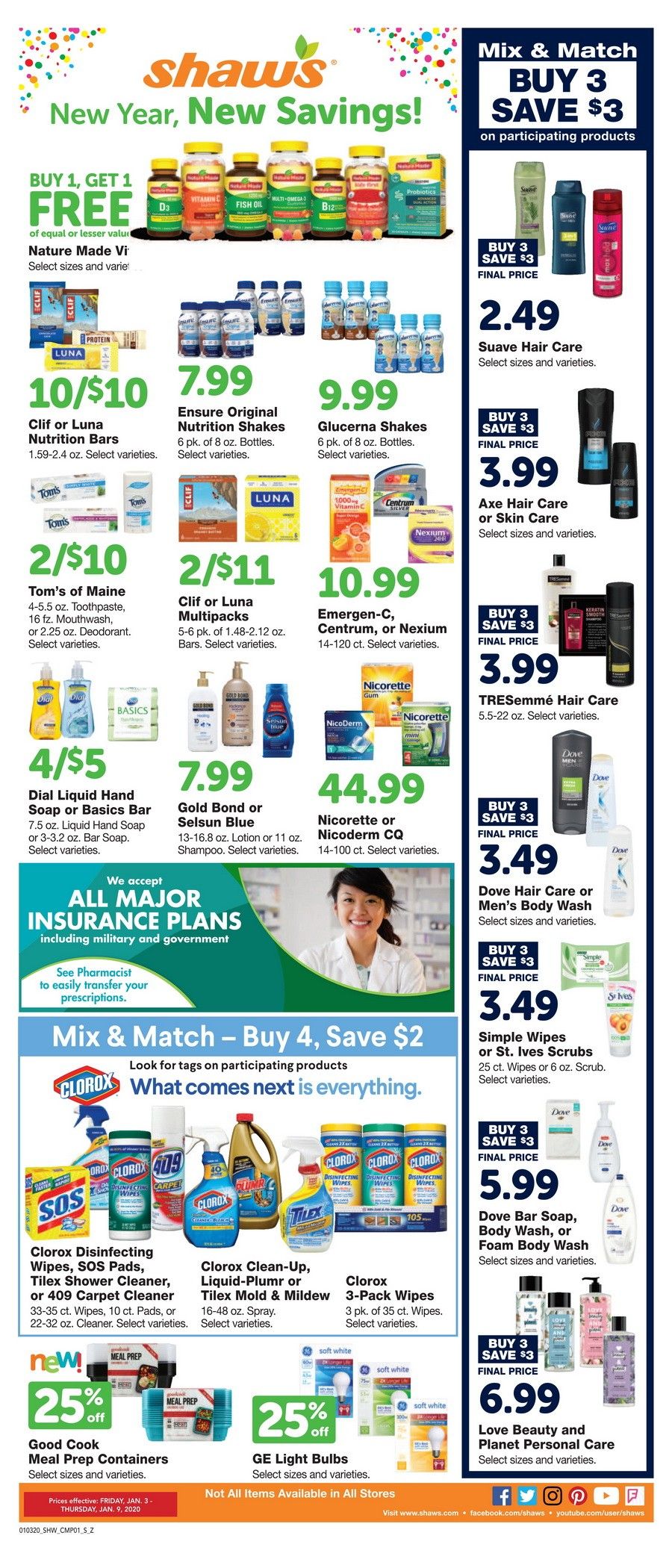 Shaw's Weekly Ad Jan 03 – Jan 09, 2020