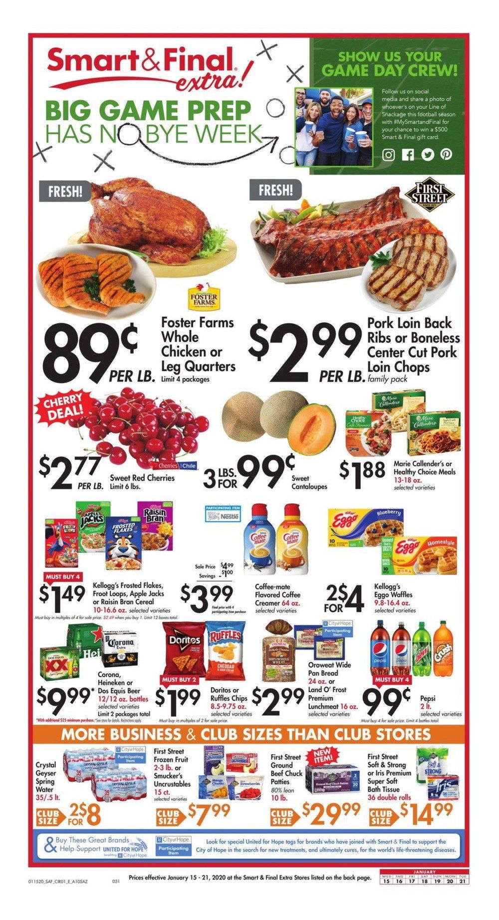 Smart & Final Weekly Ad Jan 15 – Jan 21, 2020