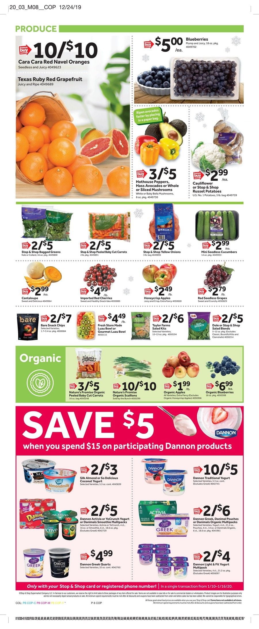 Stop & Shop Weekly Circular Jan 10 – Jan 16, 2020