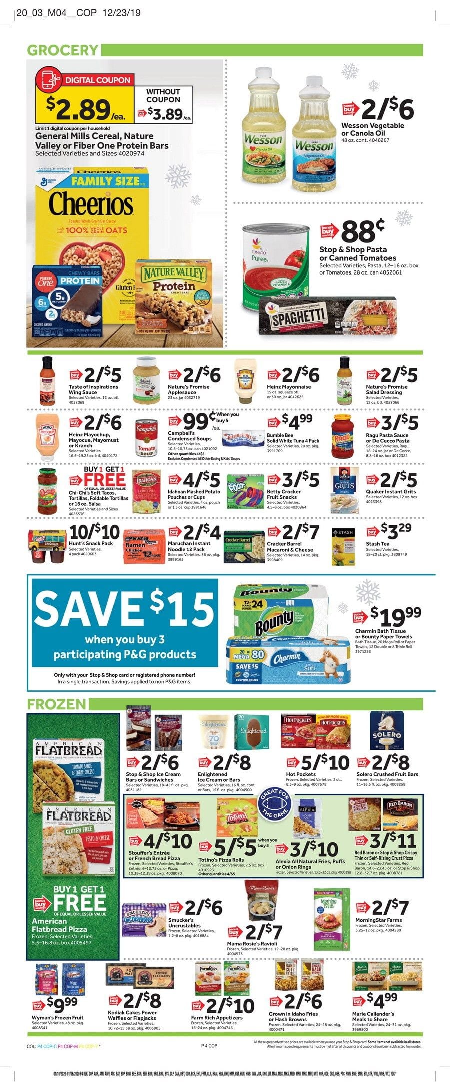 Stop & Shop Weekly Circular Jan 10 – Jan 16, 2020