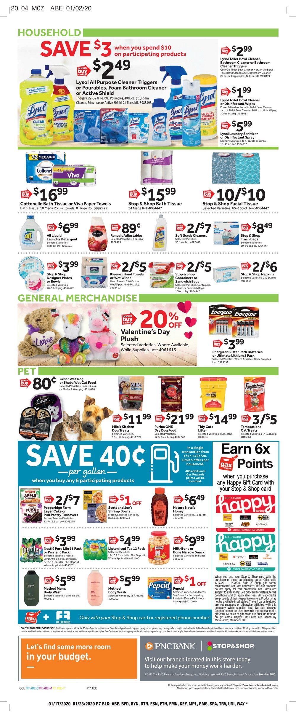 Stop & Shop Weekly Circular Jan 17 – Jan 23, 2020