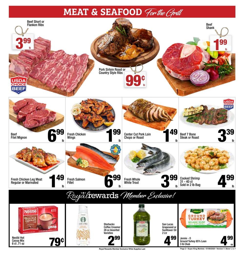 Super King Weekly Ad Jan 08 – Jan 14, 2020