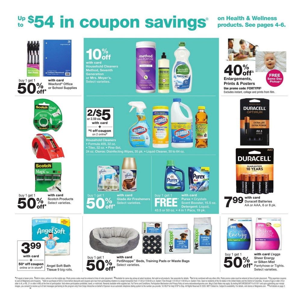 Walgreens Weekly Ad Jan 05 – Jan 11, 2020