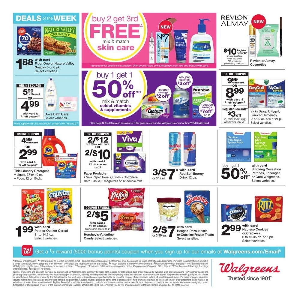 Walgreens Weekly Ad Jan 26 – Feb 01, 2020