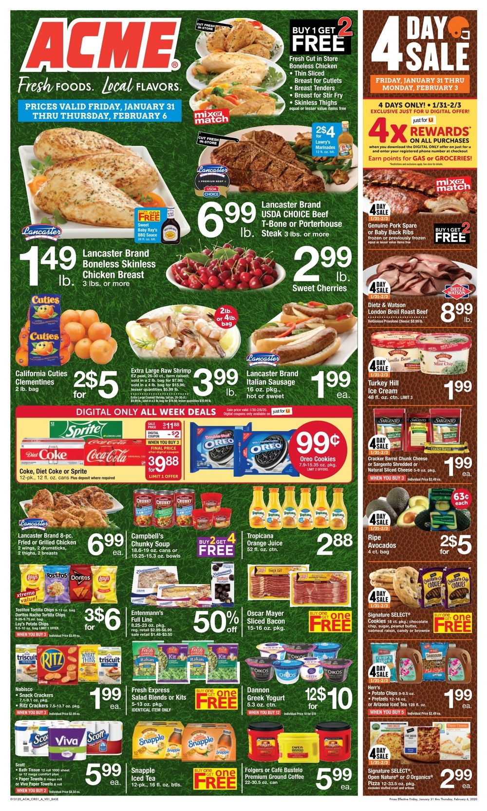Acme Weekly Ad Jan 31 – Feb 6, 2020