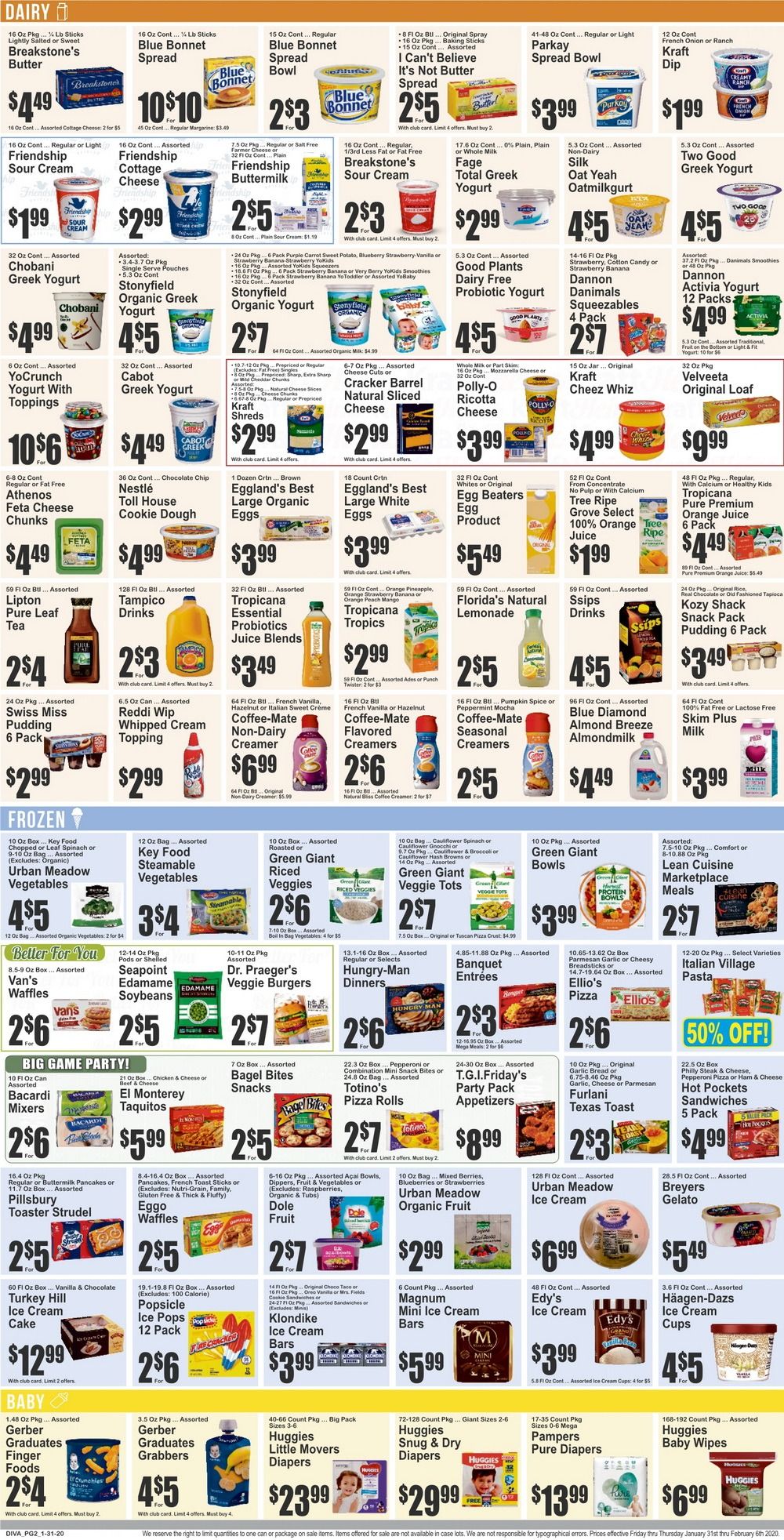 Key Food Weekly Ad Jan 31 – Feb 6, 2020