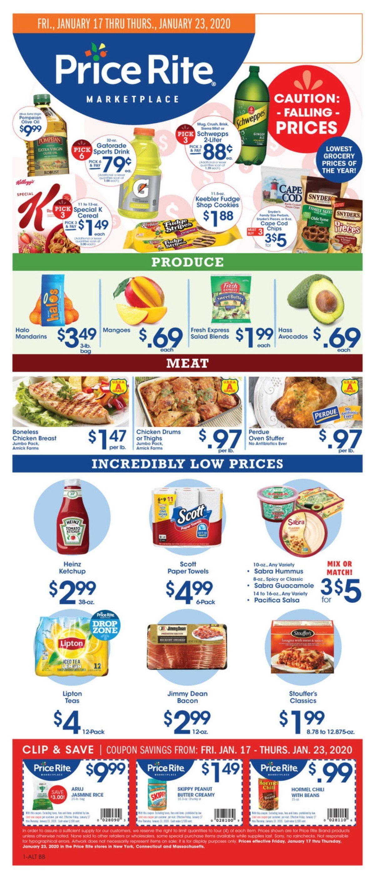 Price Rite Weekly Ad Jan 17 – Jan 23, 2020