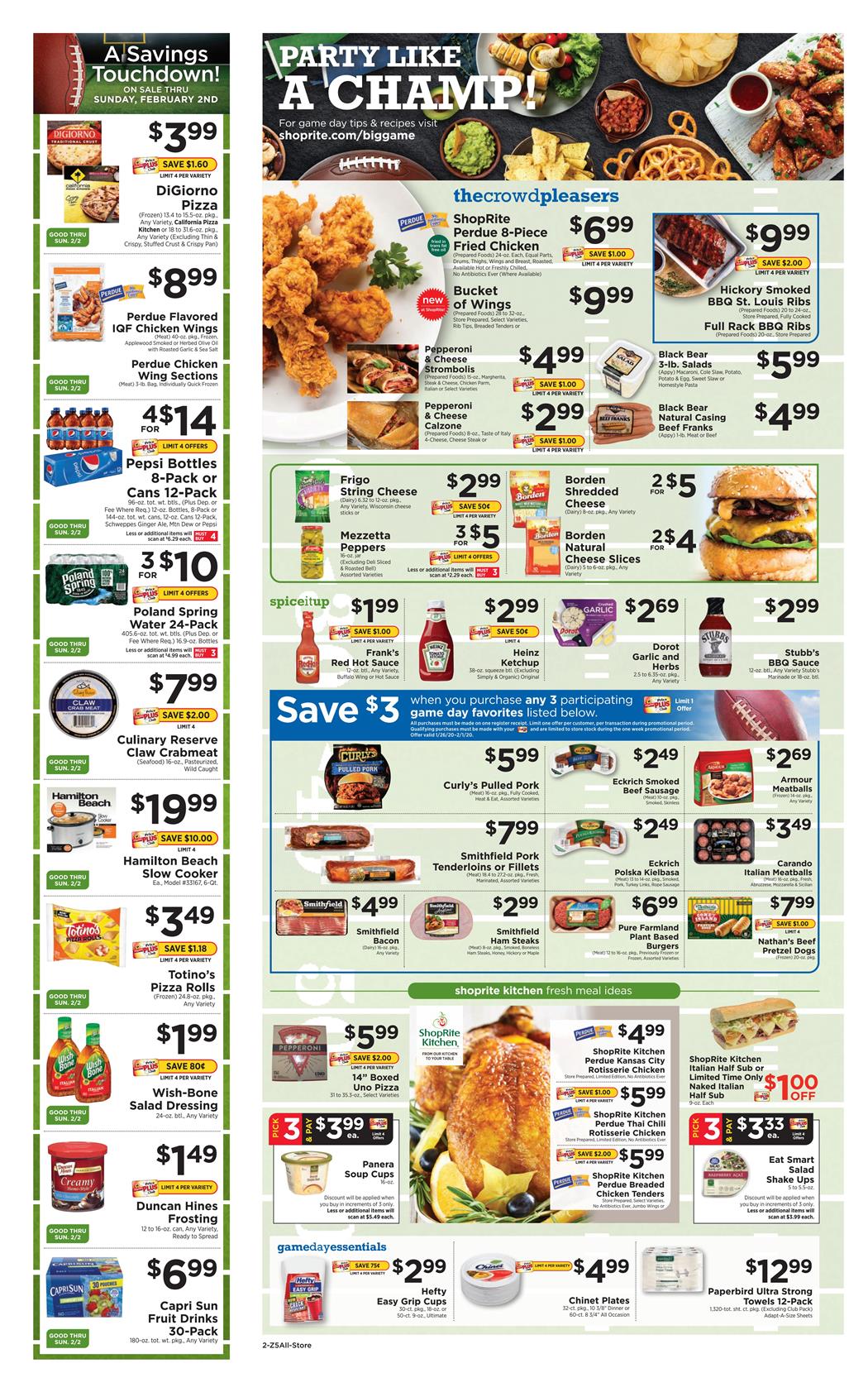 ShopRite Weekly Ad Jan 26 – Feb 1, 2020