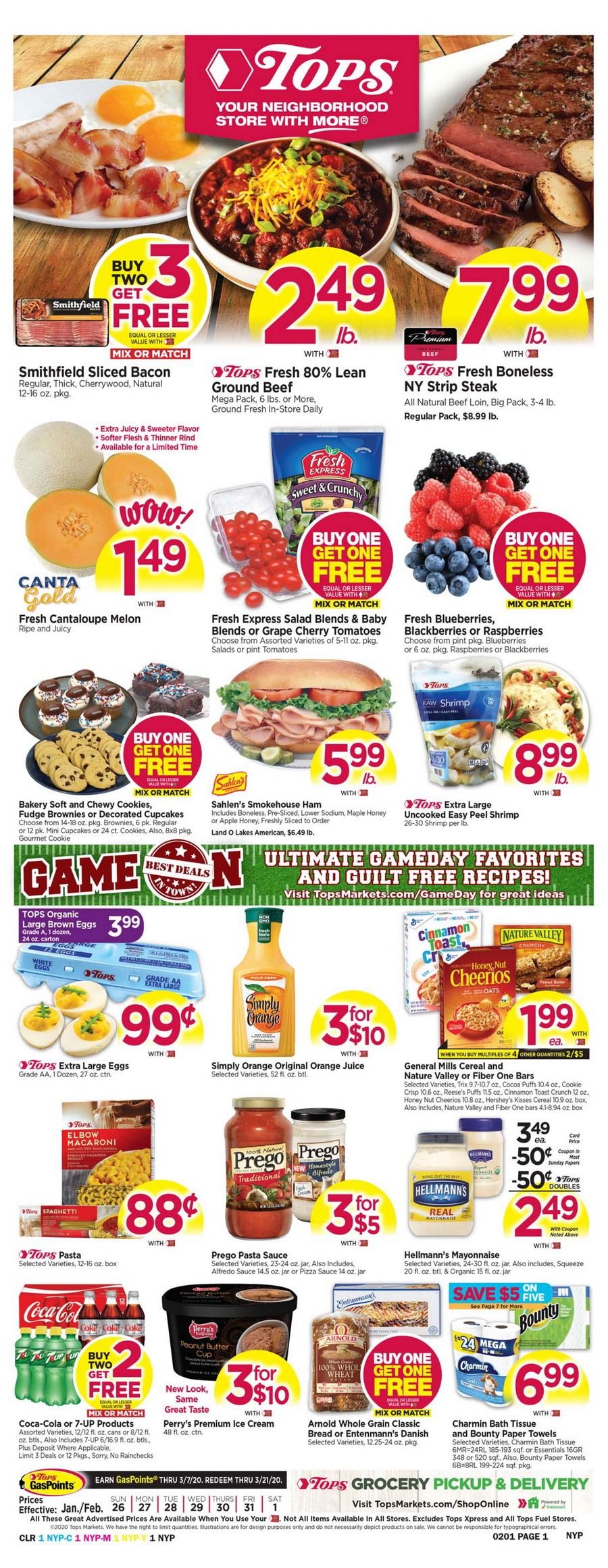 Tops Weekly Circular Jan 26 – Feb 1, 2020