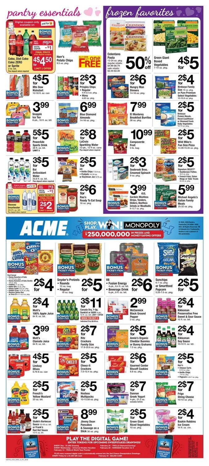 Acme Weekly Ad Feb 07 – Feb 13, 2020
