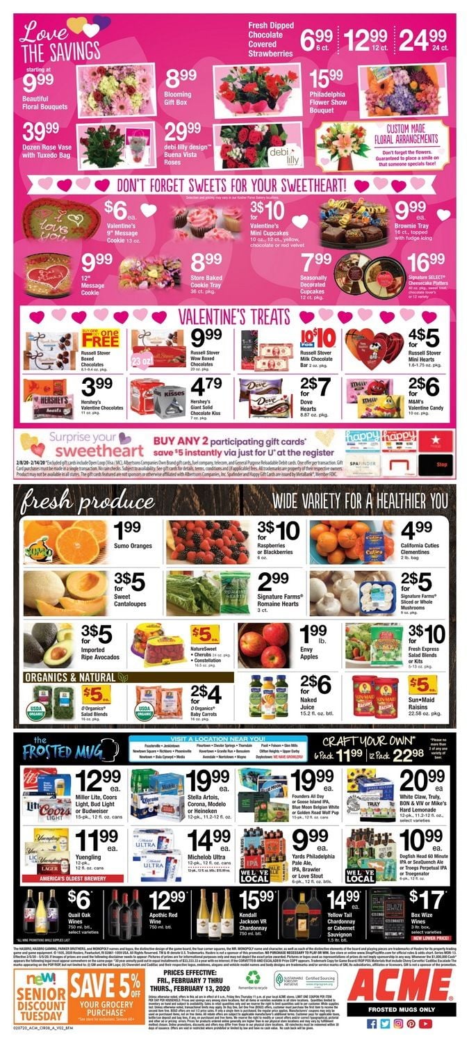 Acme Weekly Ad Feb 07 – Feb 13, 2020