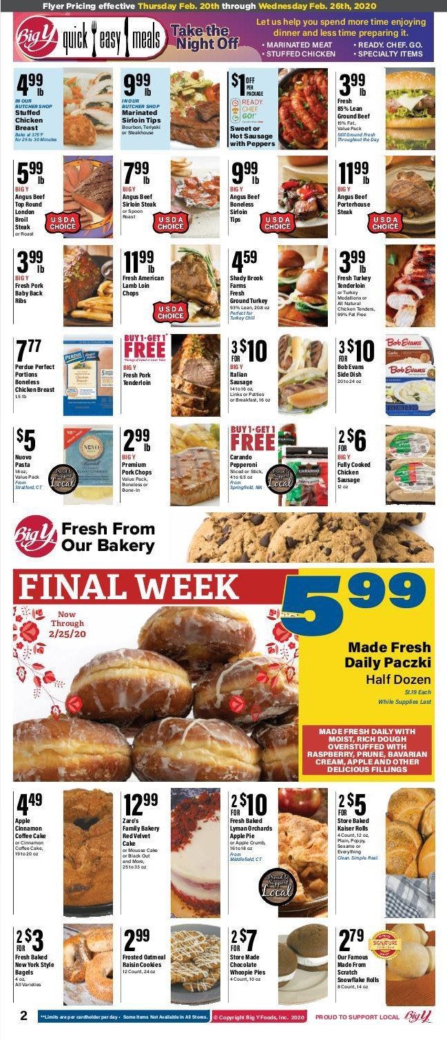 Big Y Weekly Ad Feb 20 – Feb 26, 2020