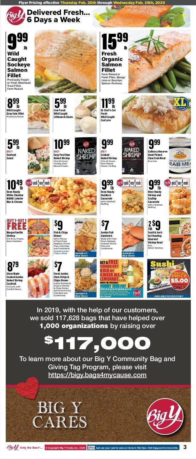 Big Y Weekly Ad Feb 20 – Feb 26, 2020