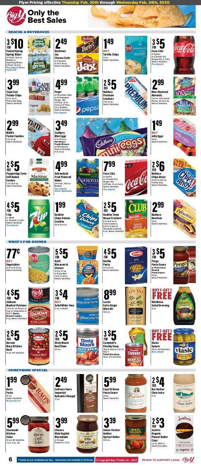 Big Y Weekly Ad Feb 20 – Feb 26, 2020