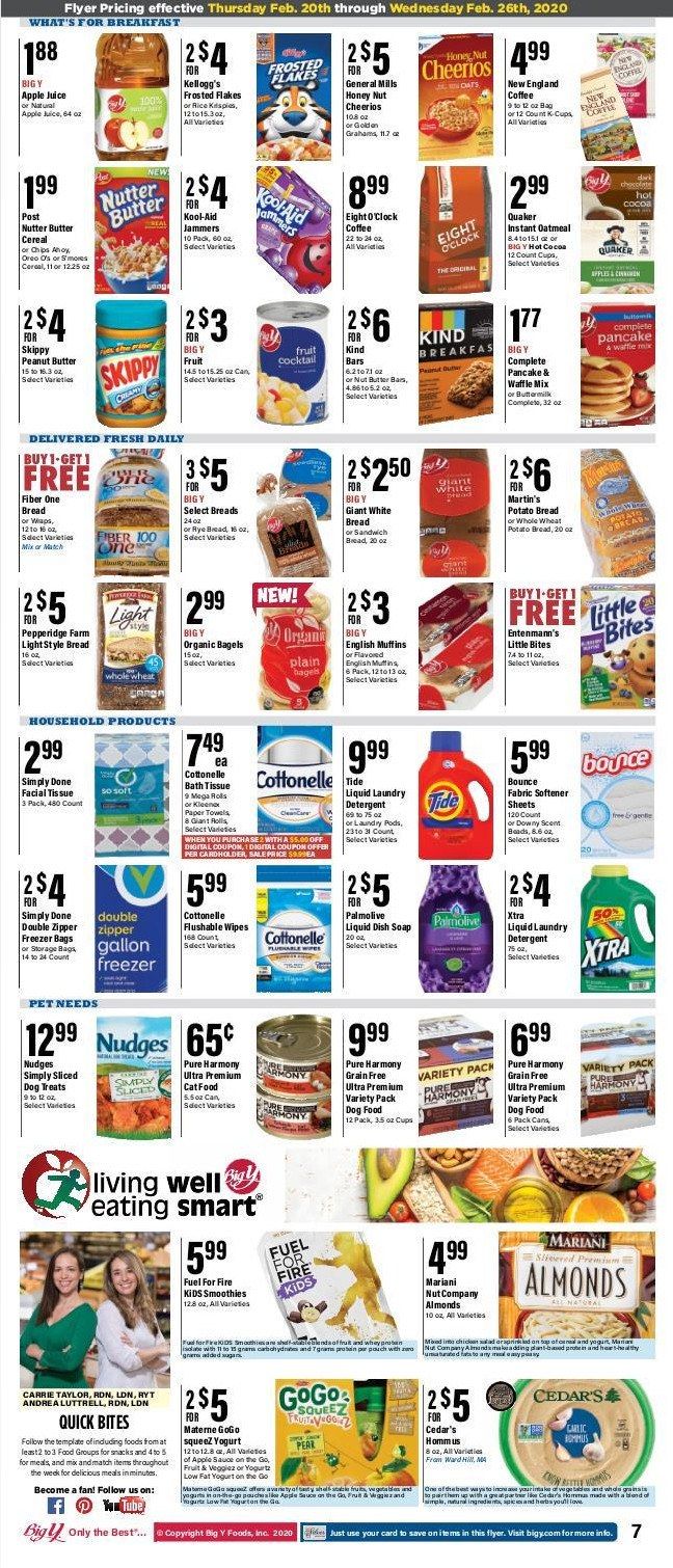 Big Y Weekly Ad Feb 20 – Feb 26, 2020