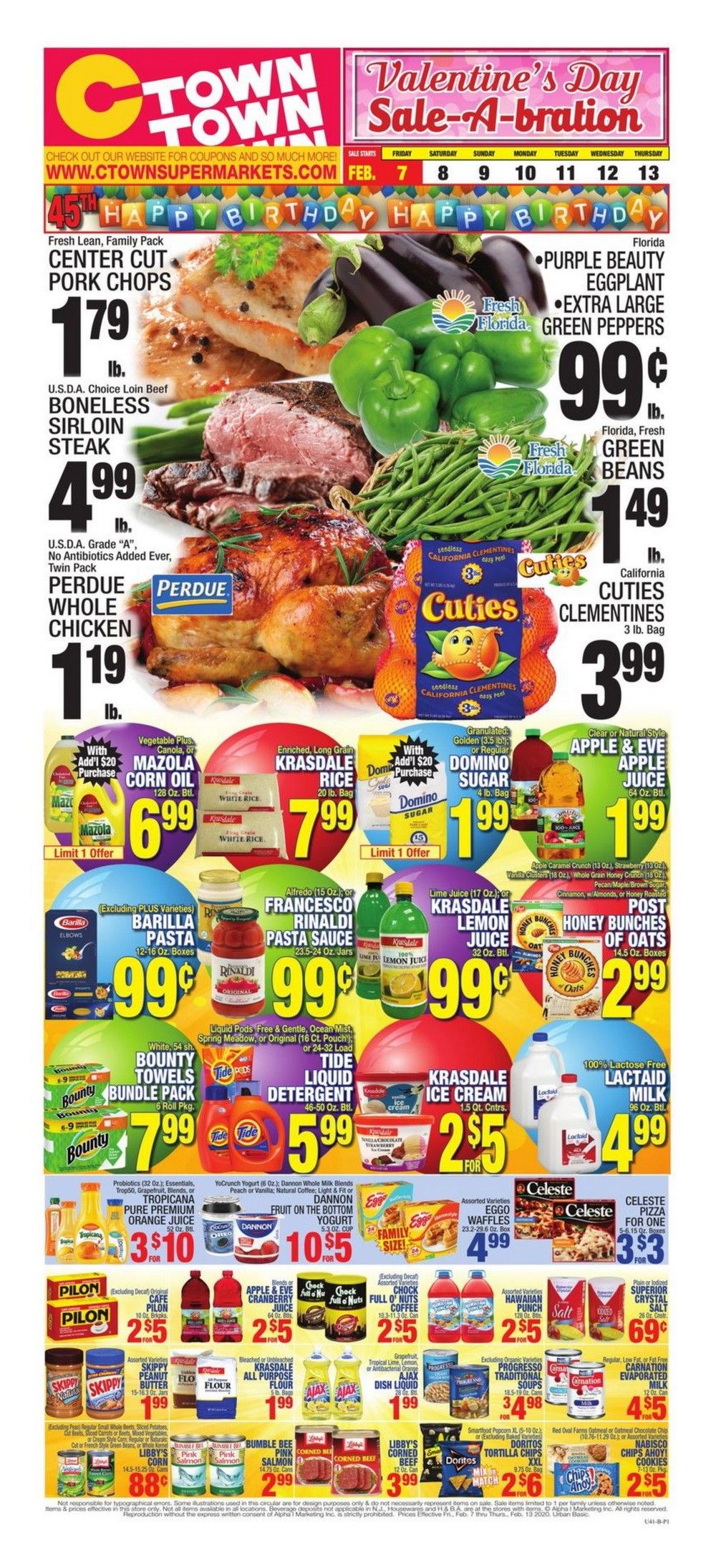 C-Town Weekly Ad Feb 7 – Feb 13, 2020