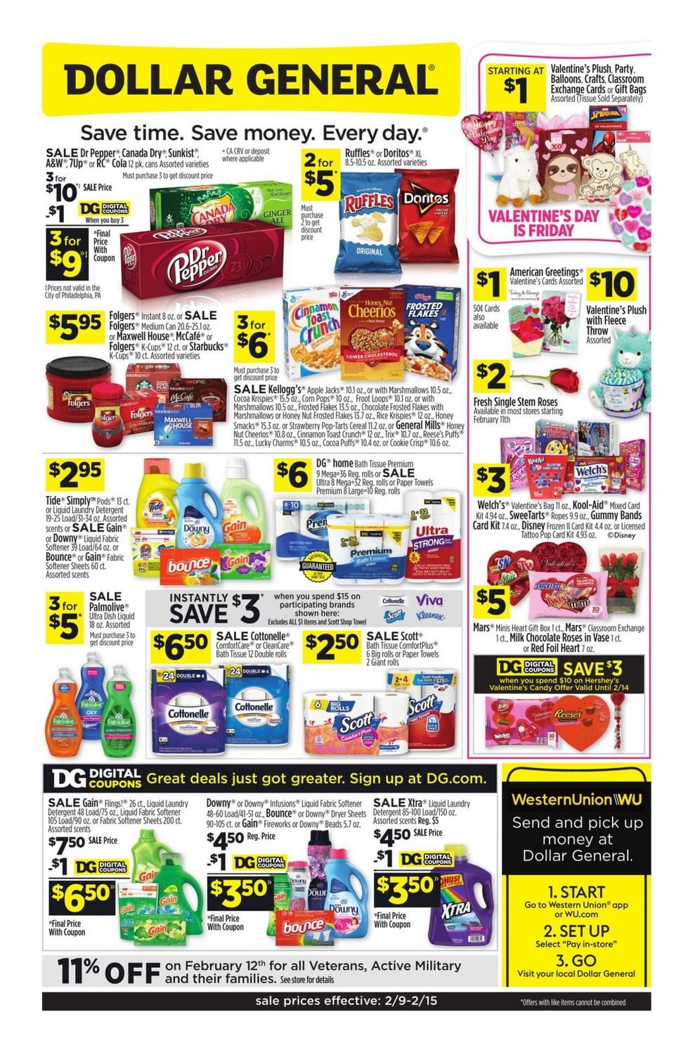 Dollar General Weekly Ad Feb 09 – Feb 15, 2020